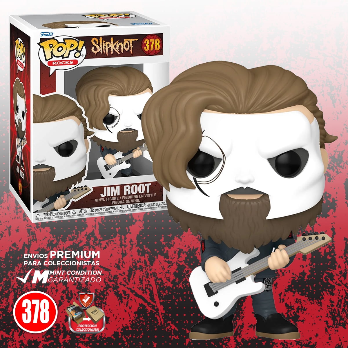 Funko Pop Jim Root #378 Slipknot Banda Heavy Metal Original | Bodega ...