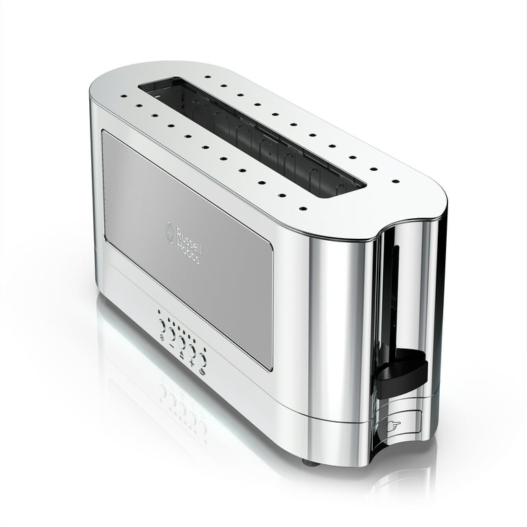 Russell Hobbs TRL9300GYR 2-Slice Glass Accent Long Toaster,, 40% OFF
