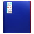 Pen+Gear 3-Prong 2-Pocket Poly Folders, Assorted Colors, 10 Count ...