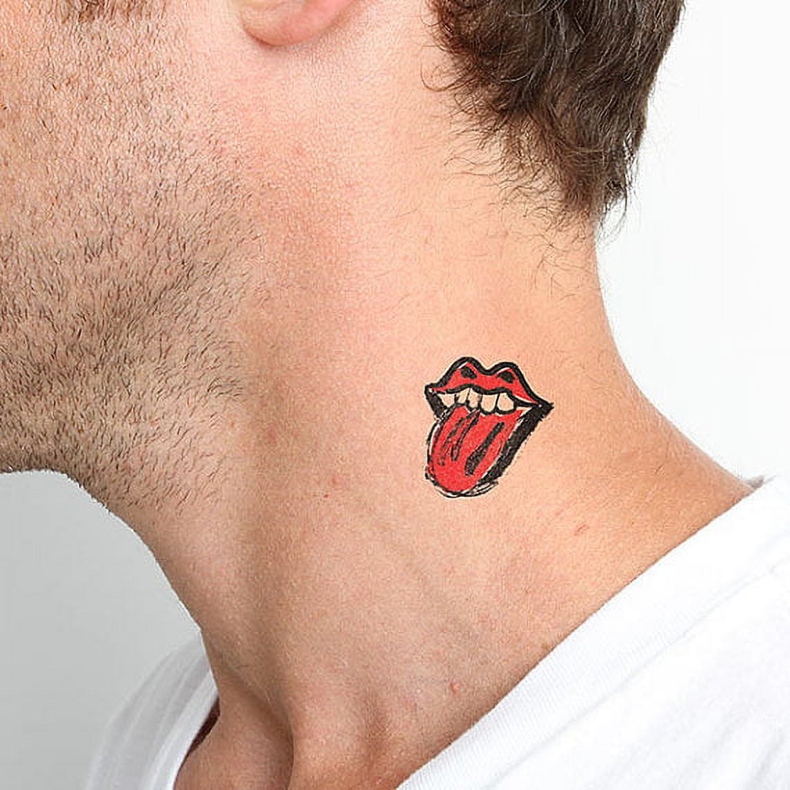 Rolling Stones Logo Tattoo