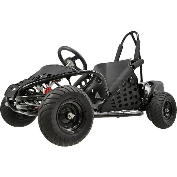 MotoTec 48v 1000w Off Road Kids Electric Powered Go Kart Black ...