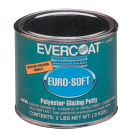 Fibre Glass-Evercoat FIB-408 Euro-Soft Polyester Glazing Putty, 1-Quart ...