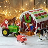 Perler Gingerbread Barn Fused Bead Kit, Ages 6 and up, 10006 Pieces ...