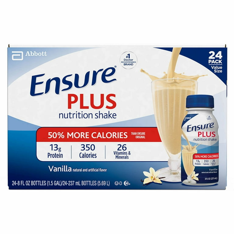 Ensure Plus Ready To Use (Vanilla) 24 8-Fl-Oz Bottles Case, 60% OFF Ensure Plus Ready To Use (Vanilla) 24 8-Fl-Oz Bottles Case, 60% OFF