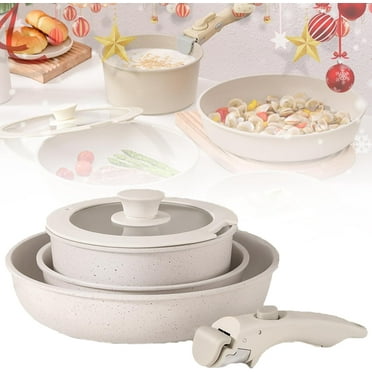 Ecolution Titanium Ceramic Easy Clean Endure Nonstick Cookware Set, 8 ...