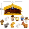 Fisher Price Little People Nativity Playset for Toddlers Stable with 10 ...
