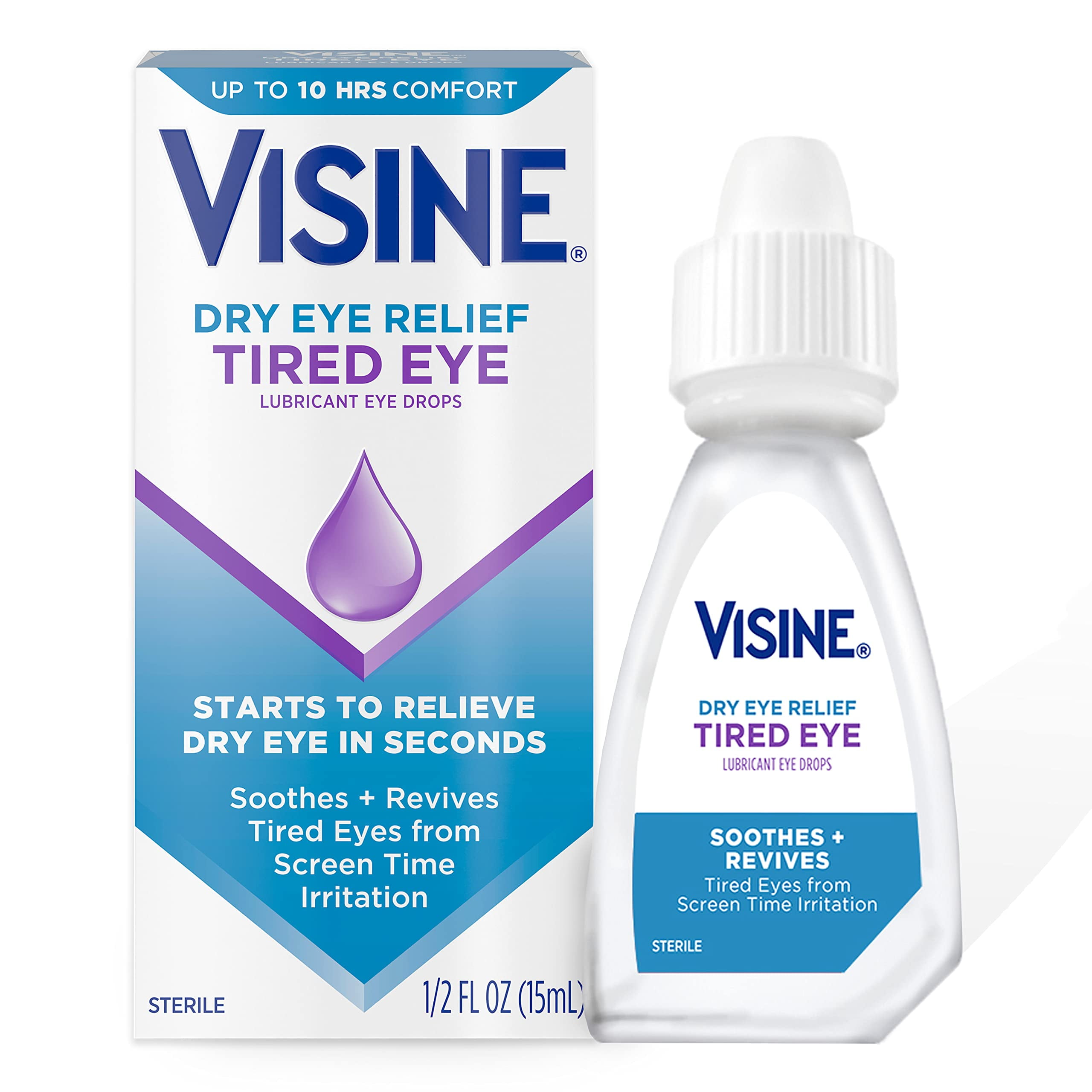 Gotas para los ojos Visine Tired Eye Relief, 15 ml | Walmart en línea