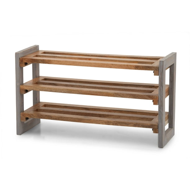 Fabulous Wooden Rack With 3 Shelf K/D - Walmart.com