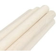 150Pcs Wooden Dowel Rods Unfinished Wood Dowels, Solid Hardwood Sticks ...