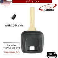 2 New AutokeyMax for Volvo S60 S80 XC90 V70 Master Transponder Uncut ...