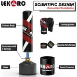 "LEKÄRO 70"" Freestanding Punching Bag with Gloves, Heavy Boxing Bag ...