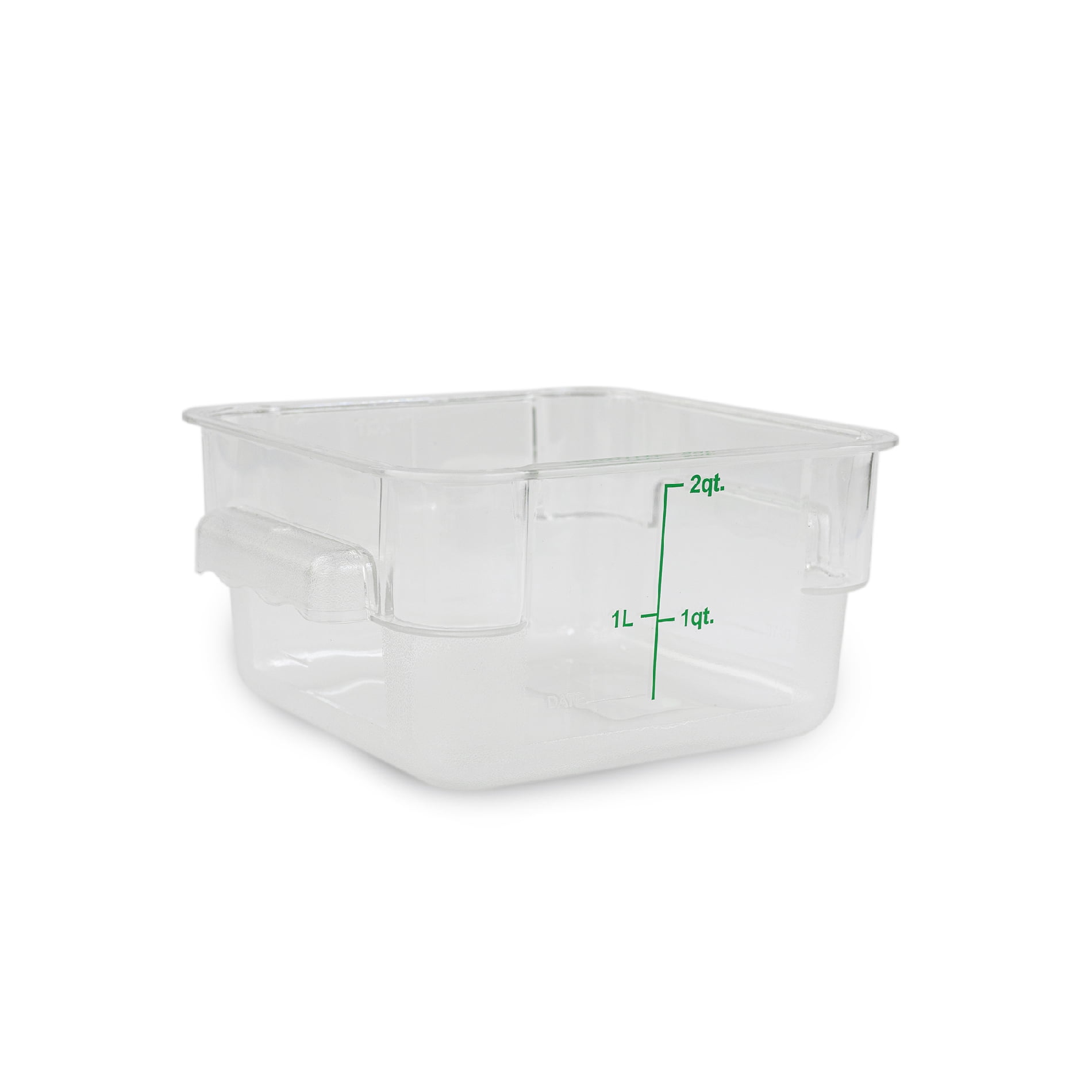 Recipiente de policarbonato Graduado Cuadrado Capacidad 2 Qt Caledonia ...