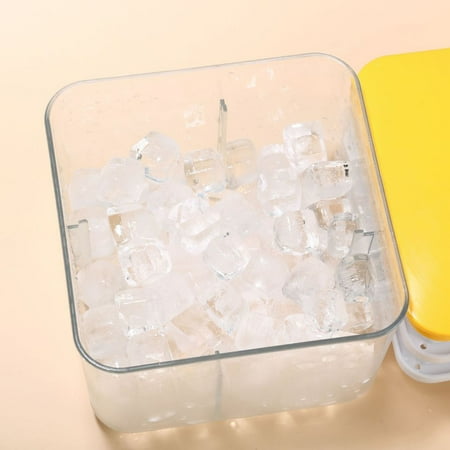 WREESH Ice Making Ice Box With Lid Household Refrigerator Quick Frozen ...