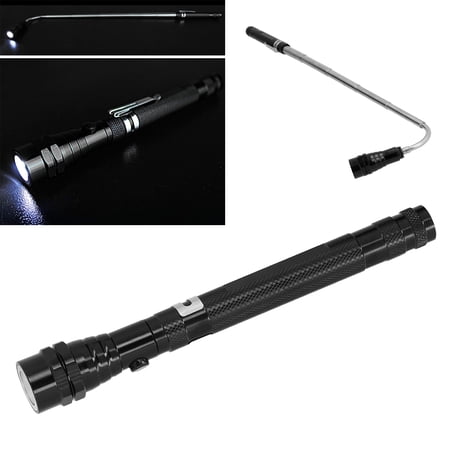 Herwey Telescoping LED Flashlight,3LED Magnetic Pickup Tool Telescoping ...