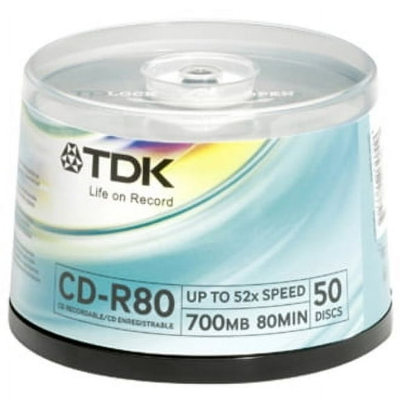 52x CD-R Media - Silk-screen Printable - 700MB - 100 Pack - Walmart.com