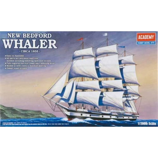 Academy 14204 'New Bedford Whaler' Whaling Ship 1/200 Scale Plastic ...