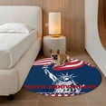 Anniversary Round Rug 8ft Washable Circle Rugs Non Slip Independence ...