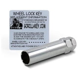 Gorilla Automotive 21631BC Black Chrome Small Diameter Wheel Locks ...