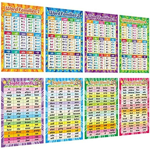 Word Family Posters