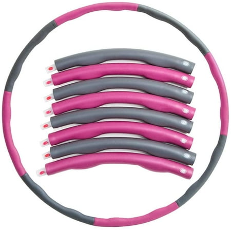 Hula Hoop, Fitness Weighted Foam Padded Hoop Wave Groove Design ...
