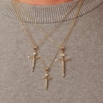 14k Yellow Gold Cross Necklace - Catholic Crucifix Pendant LARGE (16 ...