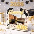 Graduation Wooden Picture Frame Class Of 2026 Handmade Photo Frame For ...