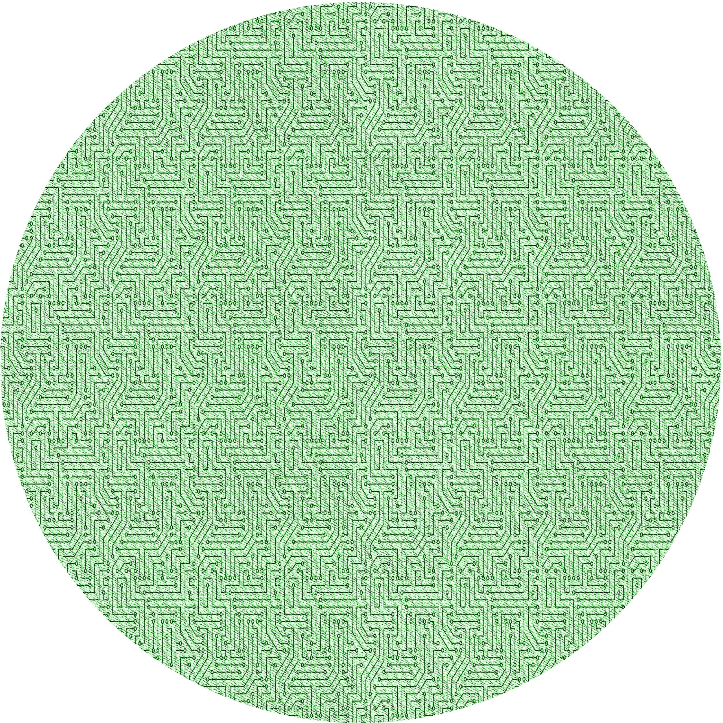 Ahgly Company Machine Washable Indoor Round Transitional Mint Green ...