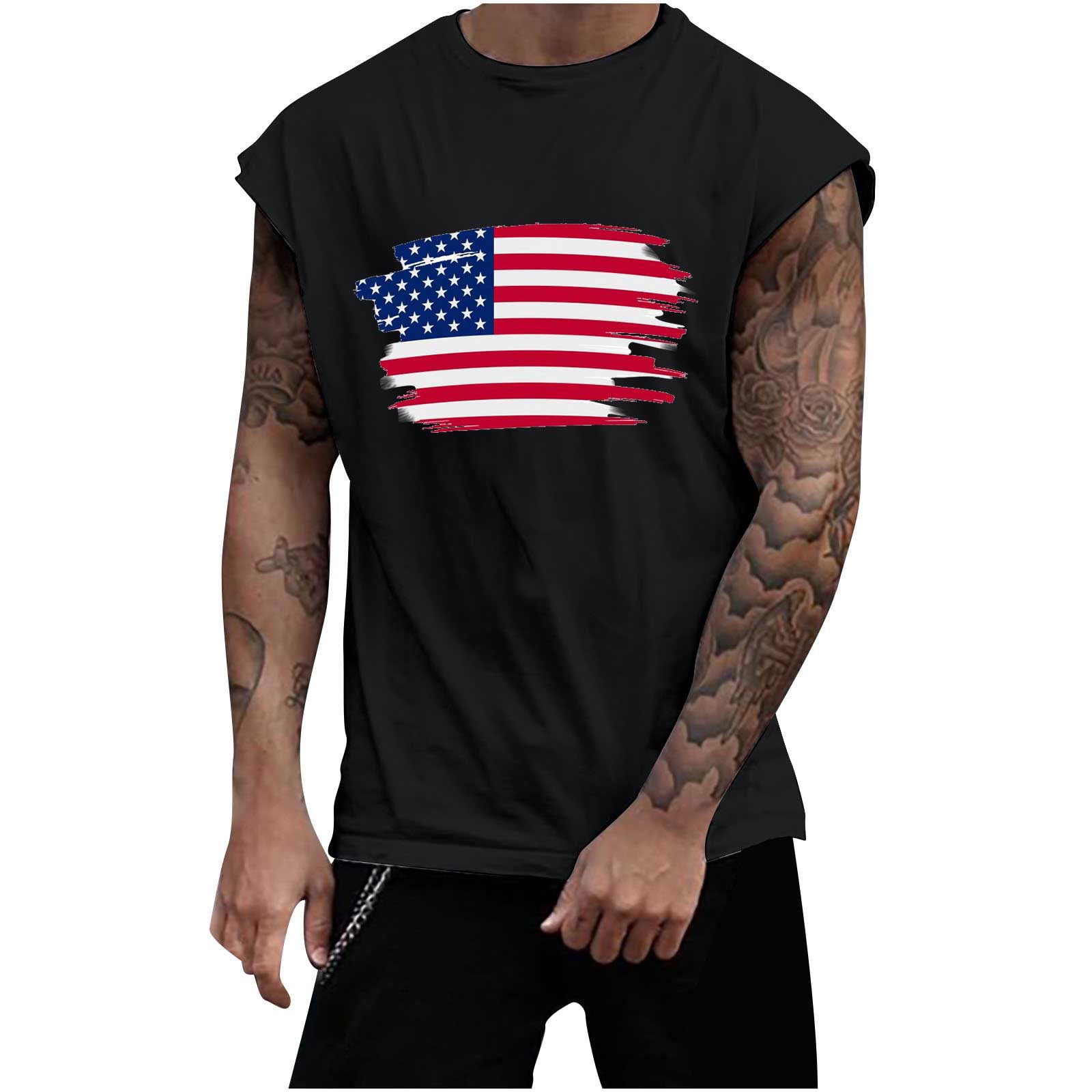 Click here for Lcziwo Mens Workout 4th Of July Tank Tops American... prices