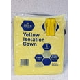 MedPride Isolation Gown, Standard, Yellow, Universal, Packet of 5 ...