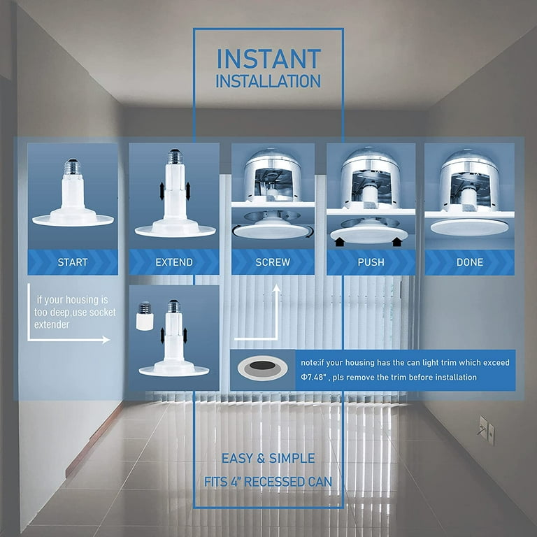 Led Can Lighting Retrofit Dimmable | Shelly Lighting