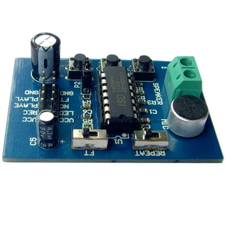 ISD1820 Sounds Voice Recording Playback Module audio module with Mic ...