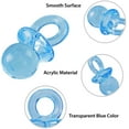 Yirtree Mini Acrylic Baby Pacifiers for Baby Shower Decorations, Table ...