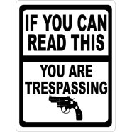 Warning This Property Is Being Monitored Sign - Walmart.com