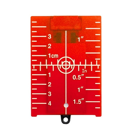 Butwevi 5pcs Vertical/Horizontal Laser Level Target Card Red/Green Line ...