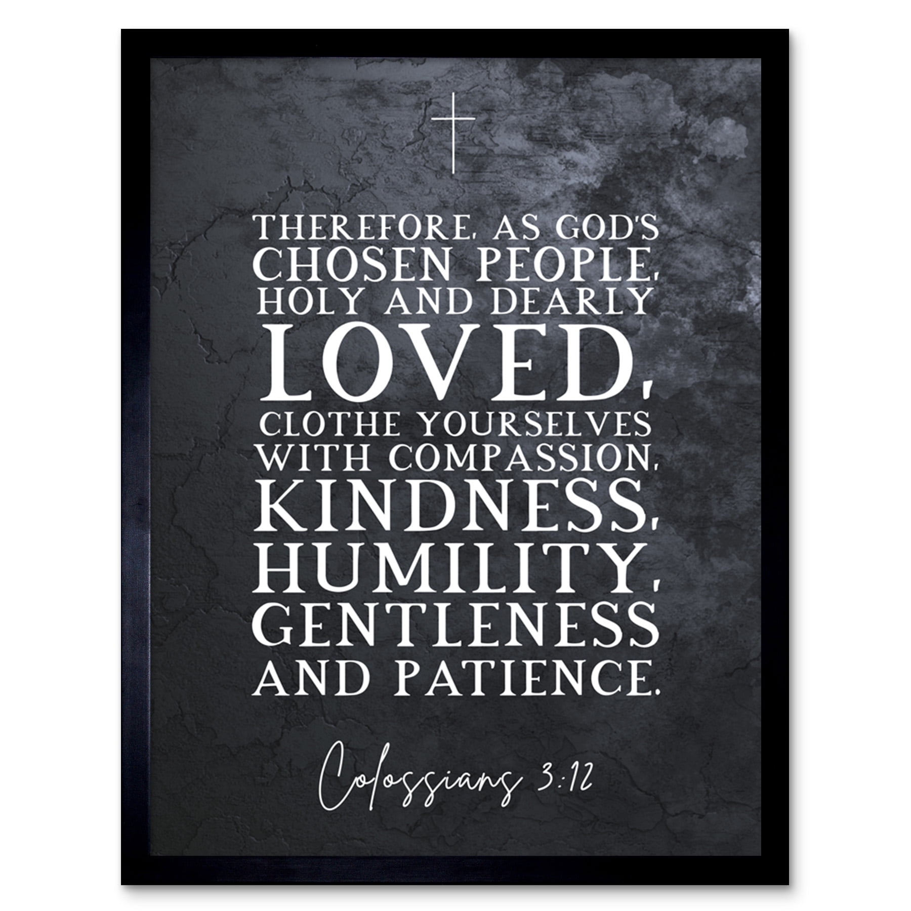 Colossians 3:12 Clothe Yourselves with Compassion Christian Bible Verse ...