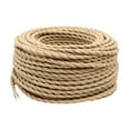 Menolana Rope Wire Lamp Cord, Electrical Wire, 2x0.75mm Twisted Braided ...