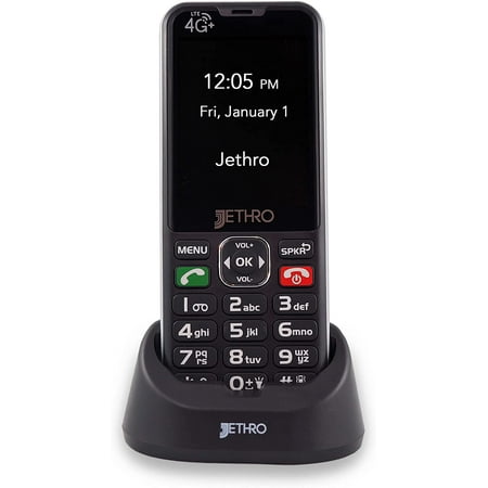 Jethro SC490 Easy-to-Use Cell Phone for Seniors and Kids - 4G Unlocked ...