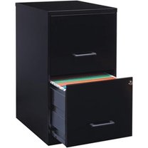 Lorell, File Cabinet, 18 inch depth, 2-Drawer Steel Locking Storage ...