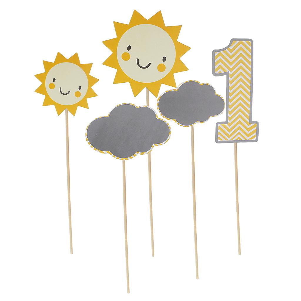 Paquete De Letters Cake Topper 1er De Cumpleaños Cake Centerpieces ...