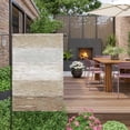 Brown Gray House Flag 28 x 40 Inches, White Gradient Rustic Striped ...