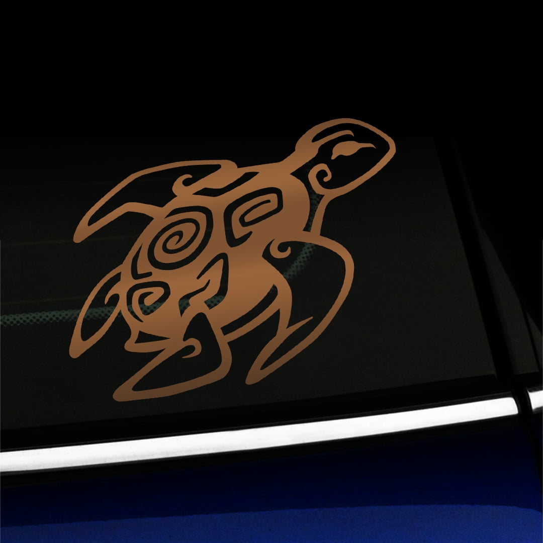 Sea Turtle - Vinyl Decal - Choose Color - [COPPER] - Walmart.com