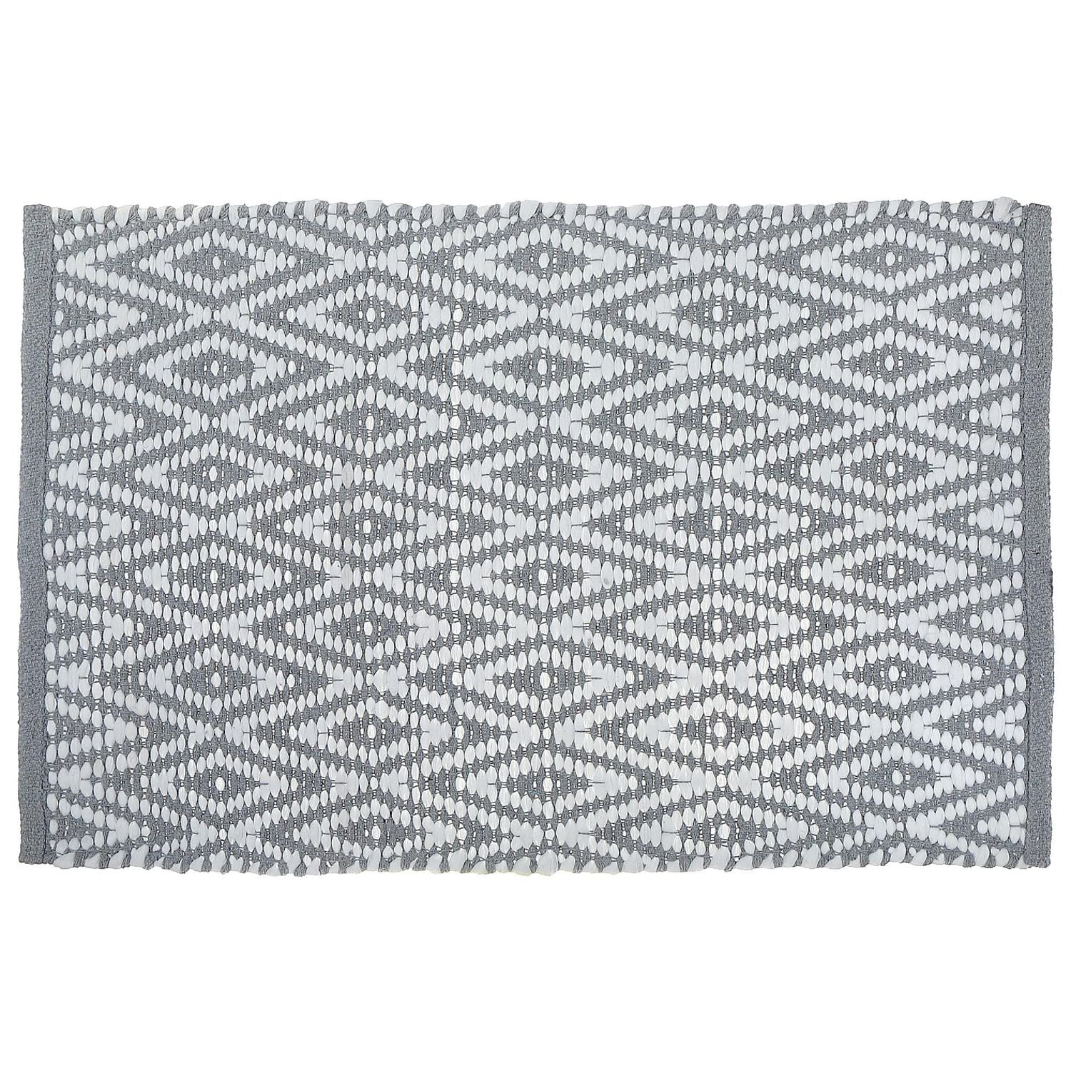 Click here for Ih Casadécor Handwoven Diamond Rug 30 X 48 Grey 30... prices