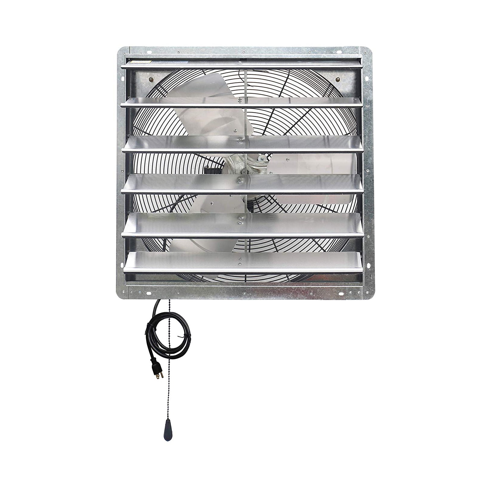 iLiving ILG8SF24V-T 2 Speed 24 Inch Exhaust Attic Garage Grow Fan w ...