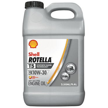Shell Rotella T6 Full Synthetic 15W-40 Diesel Engine Oil, 1 Gallon ...