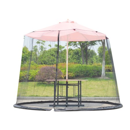 Patio Umbrella Netting Outdoor Camping Umbrella Table Screen Net ...