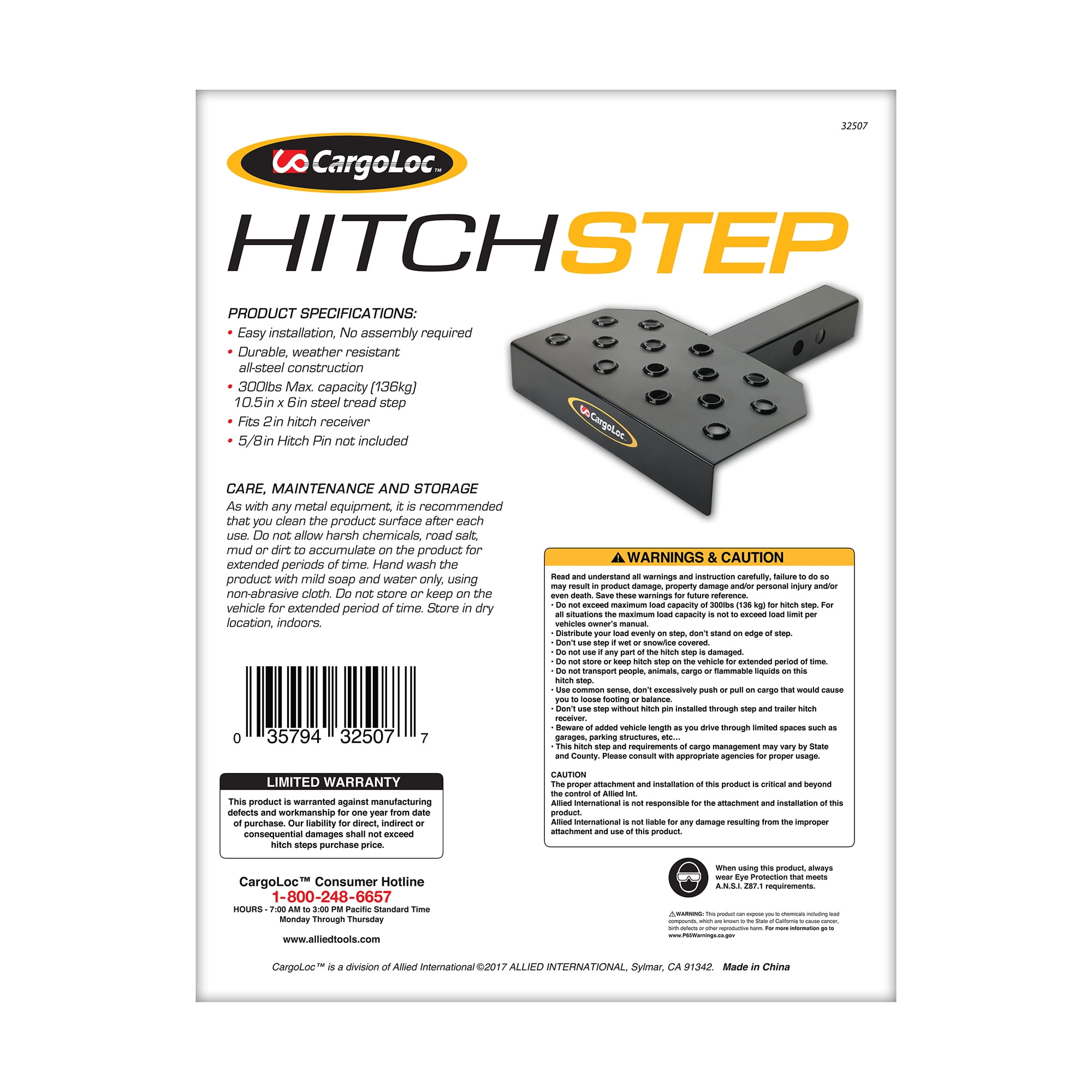 CargoLoc 32507 Hitch Step - Walmart.com