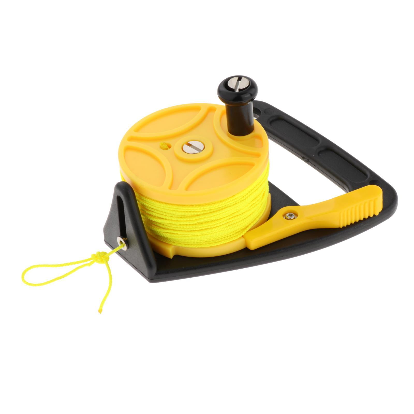 Scuba Reel with Kayak Anchor for Spear Fishing Wreck Yellow 46 meters ...