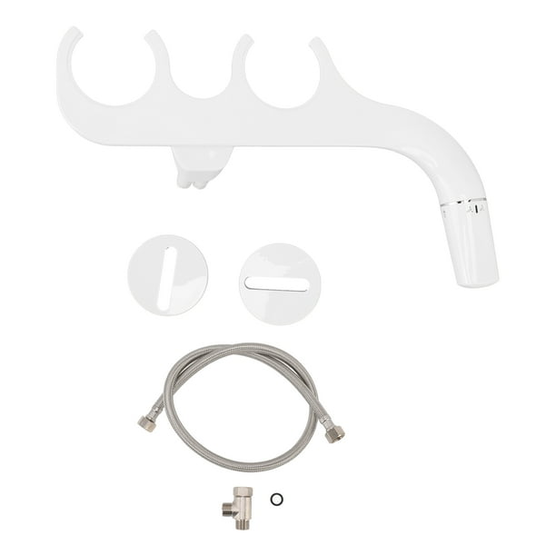 Slim Bidet 3/8 Copper Tee Non Electric Self Cleaning Dual Nozzle Toilet ...