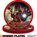Iron Man Party Supplies Plates Decorations Birthday Cake Topper Banner ...