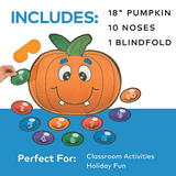 Silly Halloween Party Game - Pin The Nose On The Pumpkin - Party Favors ...